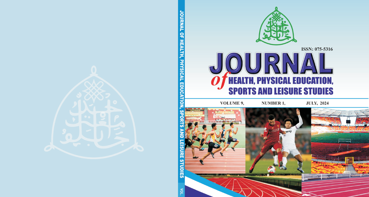Home :: Journal of Health, Physical Education, Sports and Leisure Studies